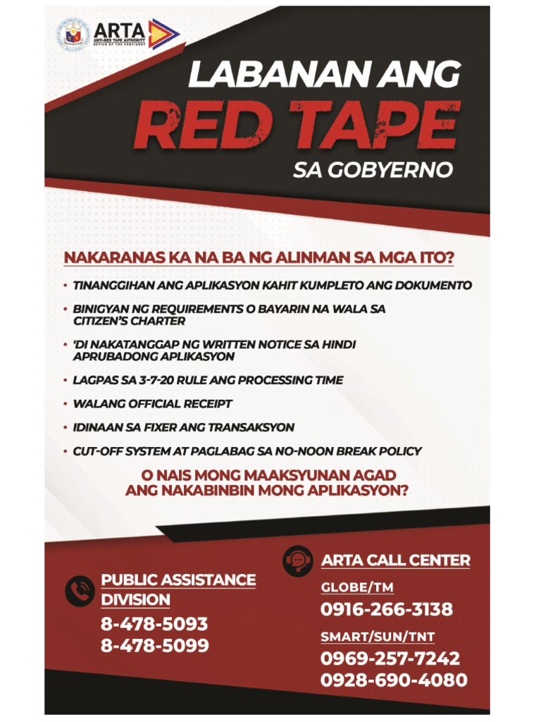 SET 2 (Labanan Ang Red Tape Sa Gobyerno) | PDF