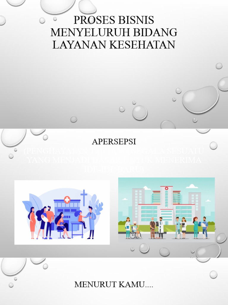 Proses Bisnis Menyeluruh Bidang Layanan Kesehatan | PDF | Kesehatan ...
