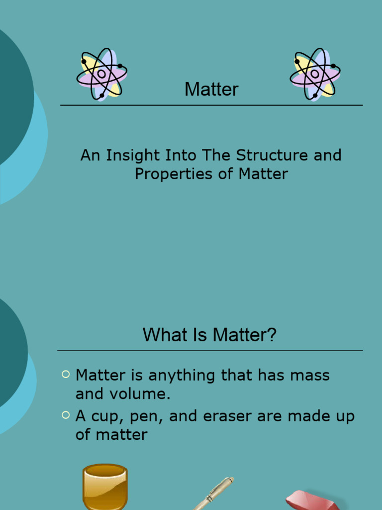 Matter | PDF | Matter | Atoms