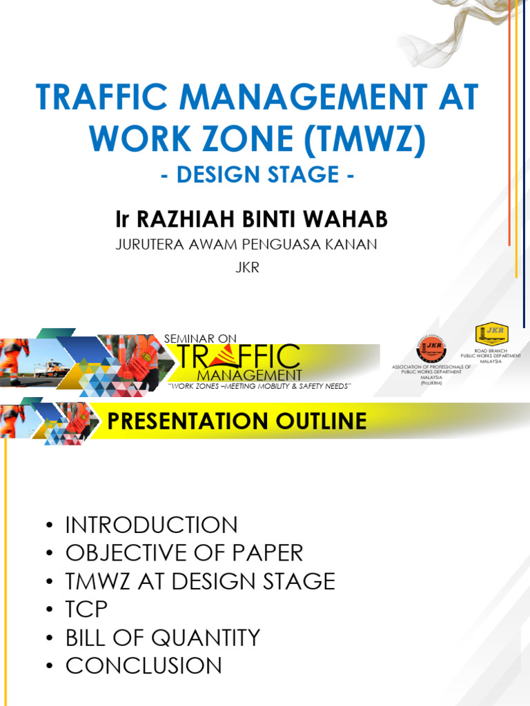 Traffic Management in Work Zones | PDF | Road | Land Transport