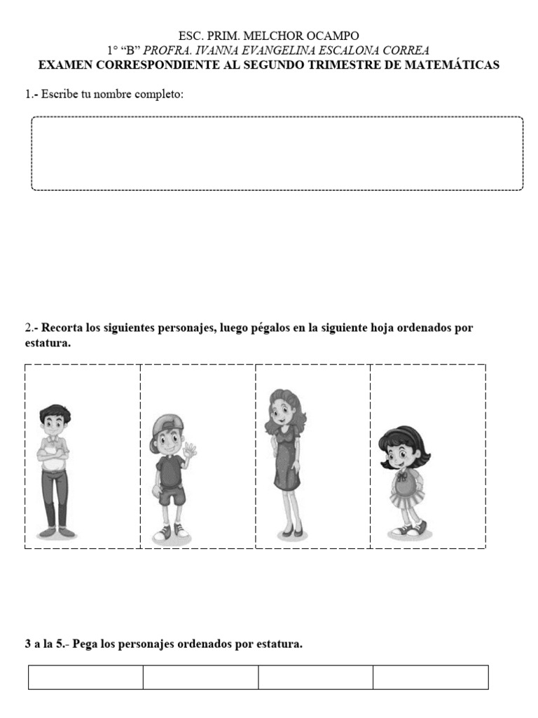 Examen 2do Mat | PDF