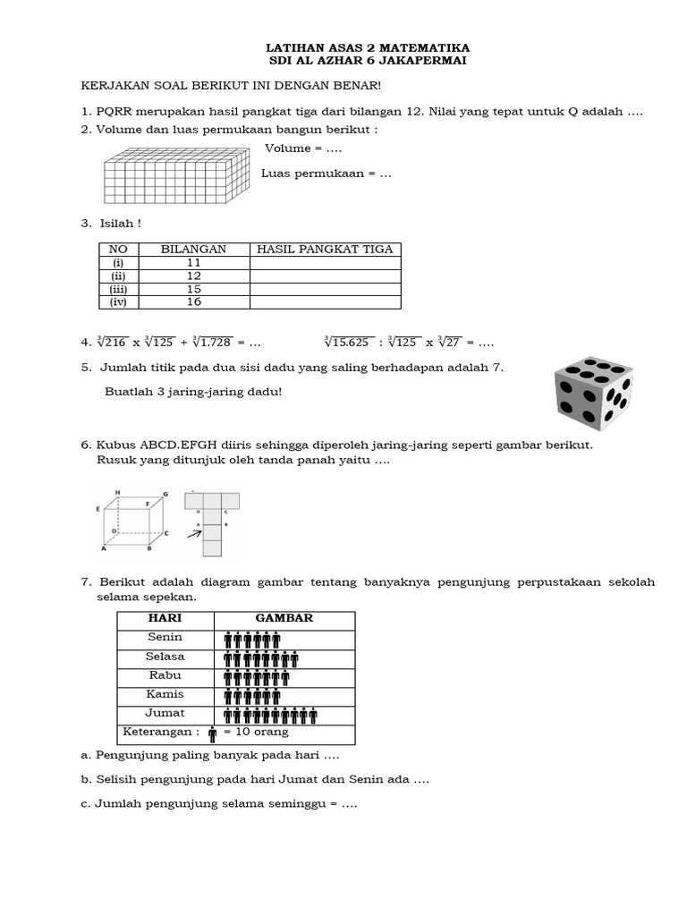 Latihan Asas 2 Matematika | PDF