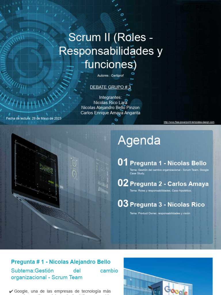Roles y Responsabilidades en Scrum | PDF | Scrum (desarrollo de ...