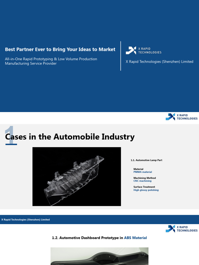 Rapid Prototyping & Low-Volume Production | PDF | Machining | Casting