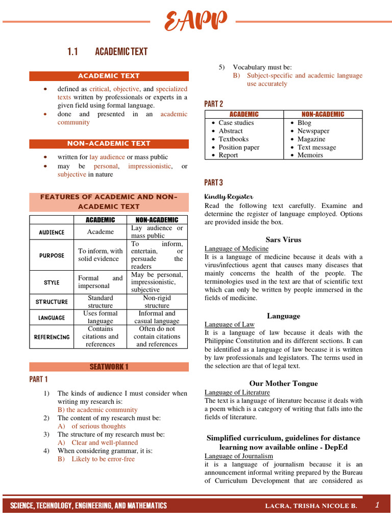 English-for-Academic-Purposes-Program-NOTES | PDF | Methodology