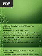 Campus Journalism Module | PDF | Journalism | Mass Media