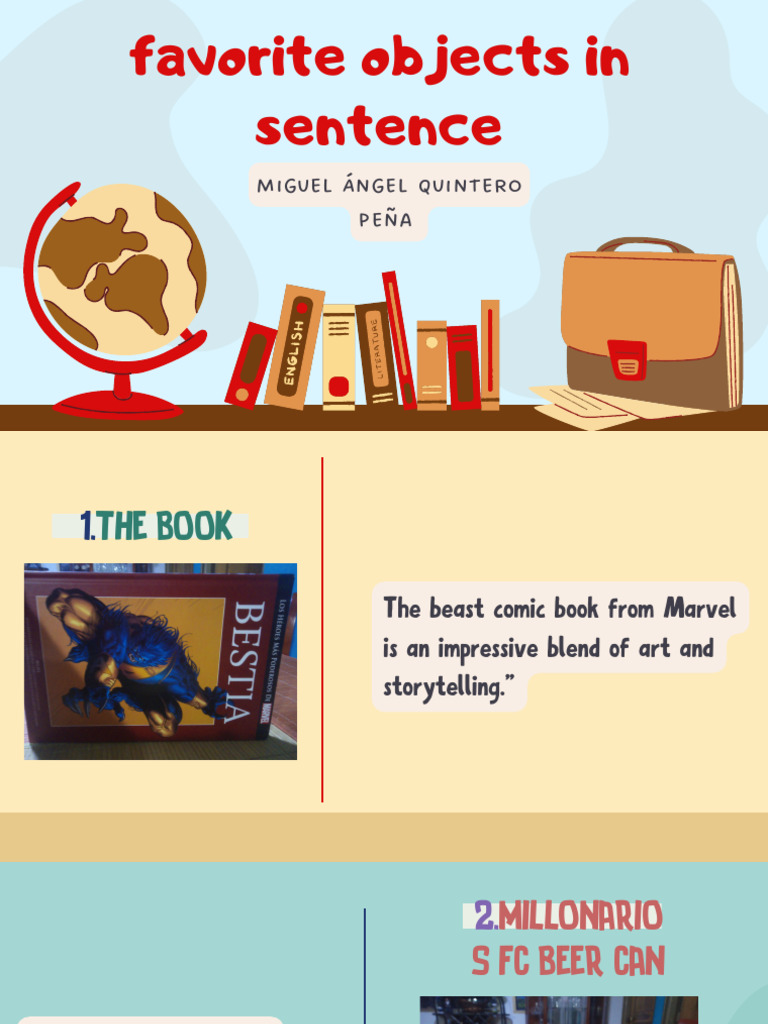 English Favorite Objects in Sentence | PDF