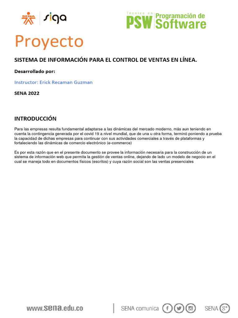 1 4 Documento Proyecto | PDF | Bases de datos | Usuario (informática)
