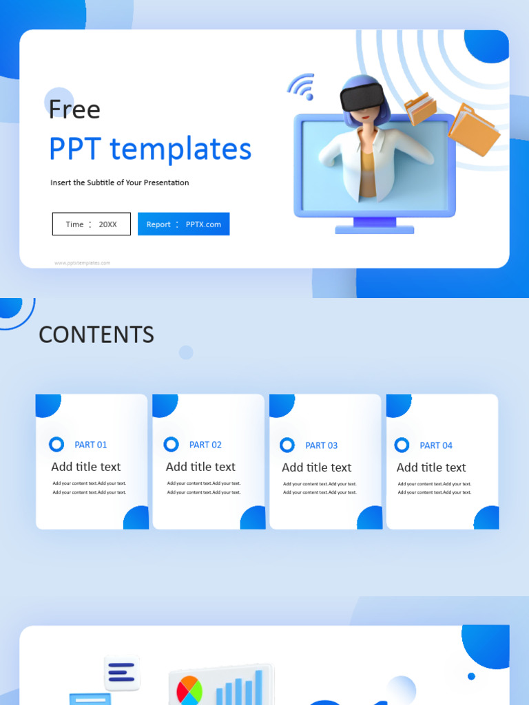 Creative 3d Business Powerpoint Template Pdf Software Office Suites