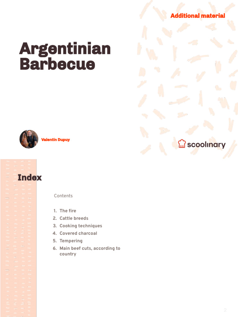 Argentinian Barbecue: Additional Material | PDF | Beef | Meat