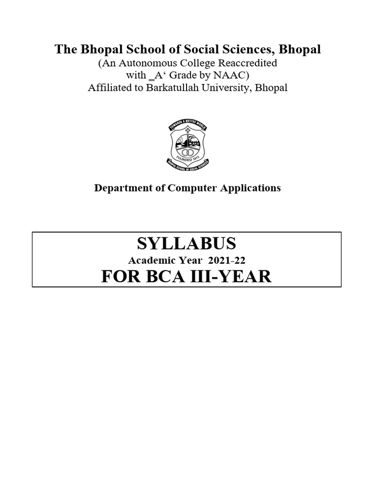 Bca III Year 2021-22 | PDF | Method (Computer Programming) | Computer Security
