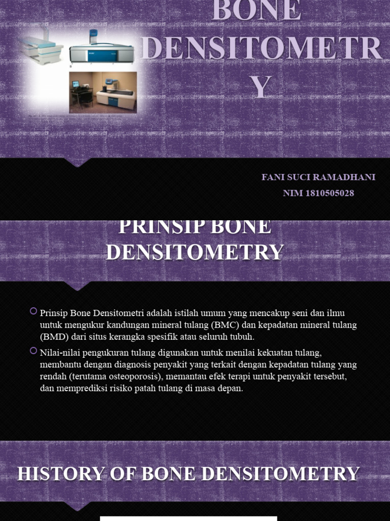 BONE DENSITOMETRY | PDF