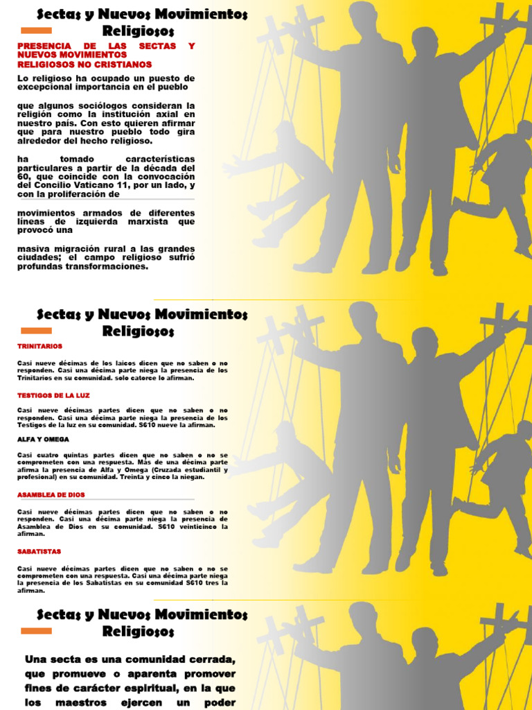 Sectas y Nuevos Movimientos Religiosos | PDF | Secta