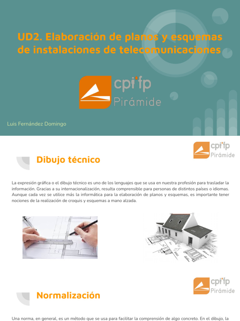 UD2. Elaboración de Planos y Esquemas de Instalaciones de Telecomunicaciones | PDF | Dibujo ...