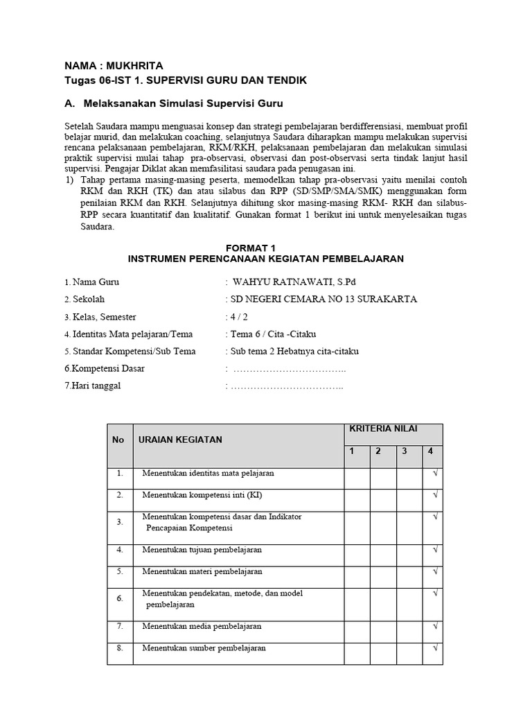 Tugas 6 Ist CKS | PDF | Karier & Perkembangan