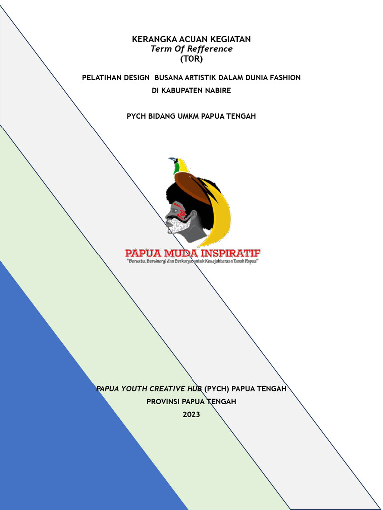 Kerangka Acuan Kegiatan Pych Papua Tengah | PDF