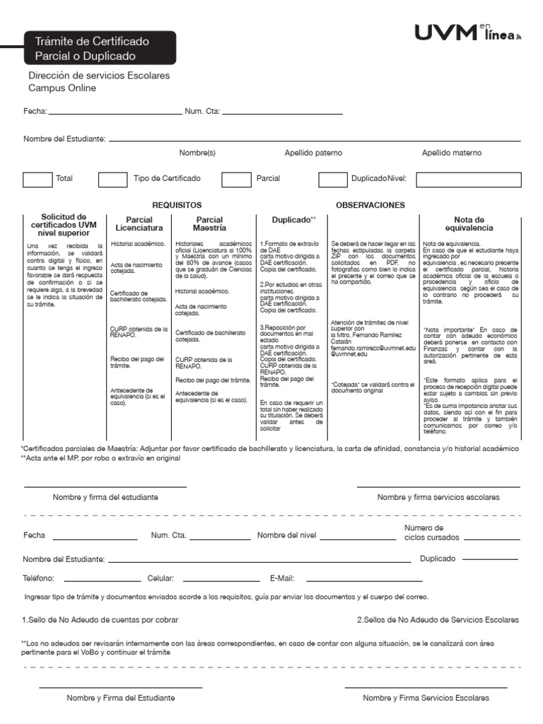 Formato de Registro de Certificado | PDF | Certificado de nacimiento