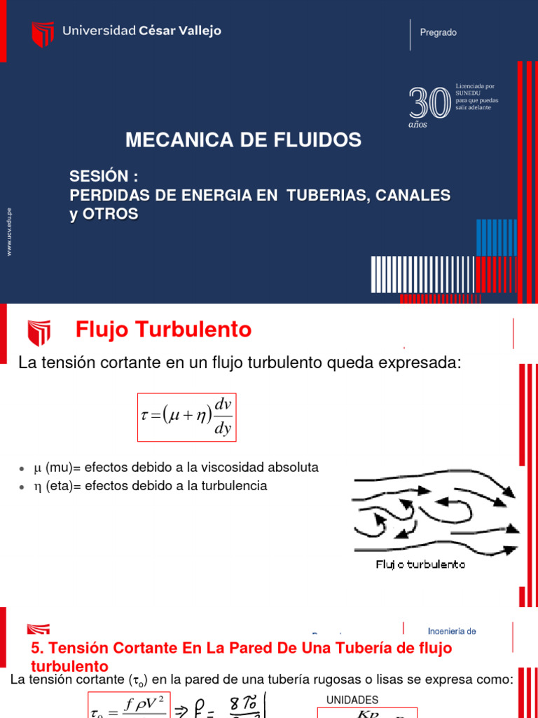 Flujo de Fluidos en Tuberias Canales | PDF | Turbulencia | Ingeniería de Edificación