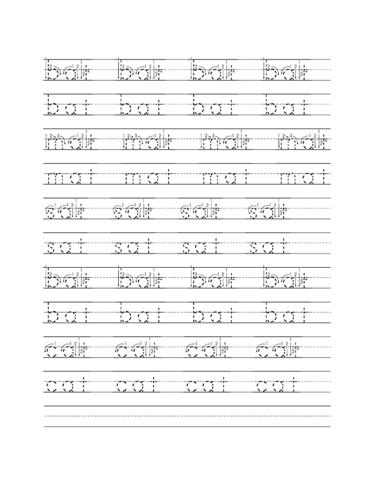 Fantastic Phonics Writing Practise Book01a | PDF