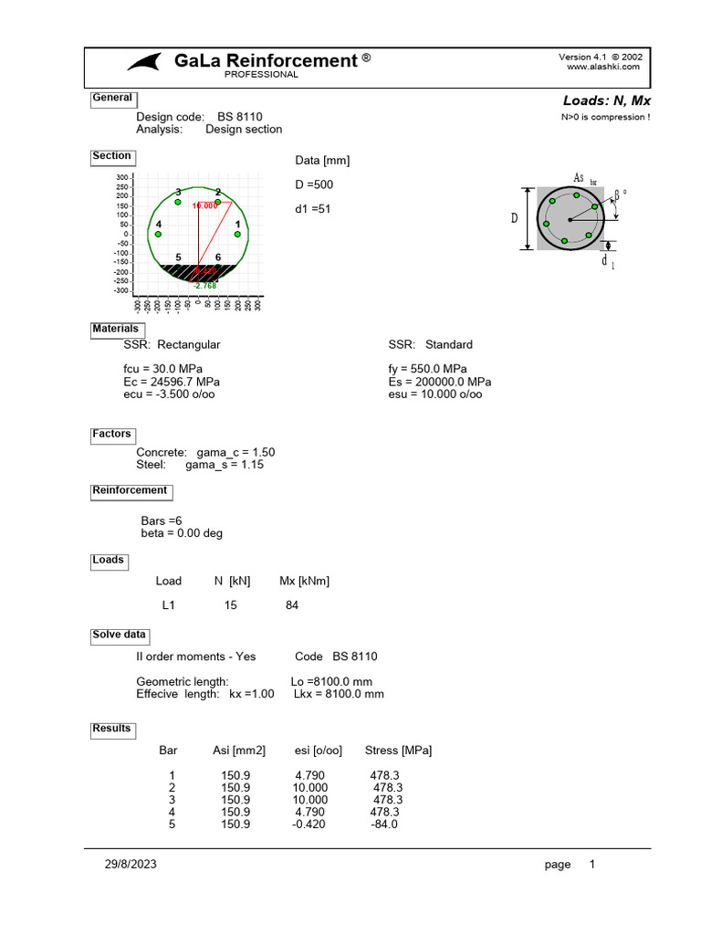 Design of Concrete Column | PDF | Building Engineering | Engineering