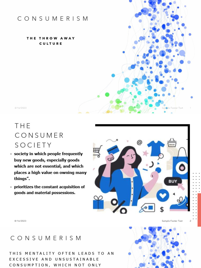 Module 1 Lesson 1A CONSUMERISM&Throw Away Culture | PDF | Consumerism | Economies