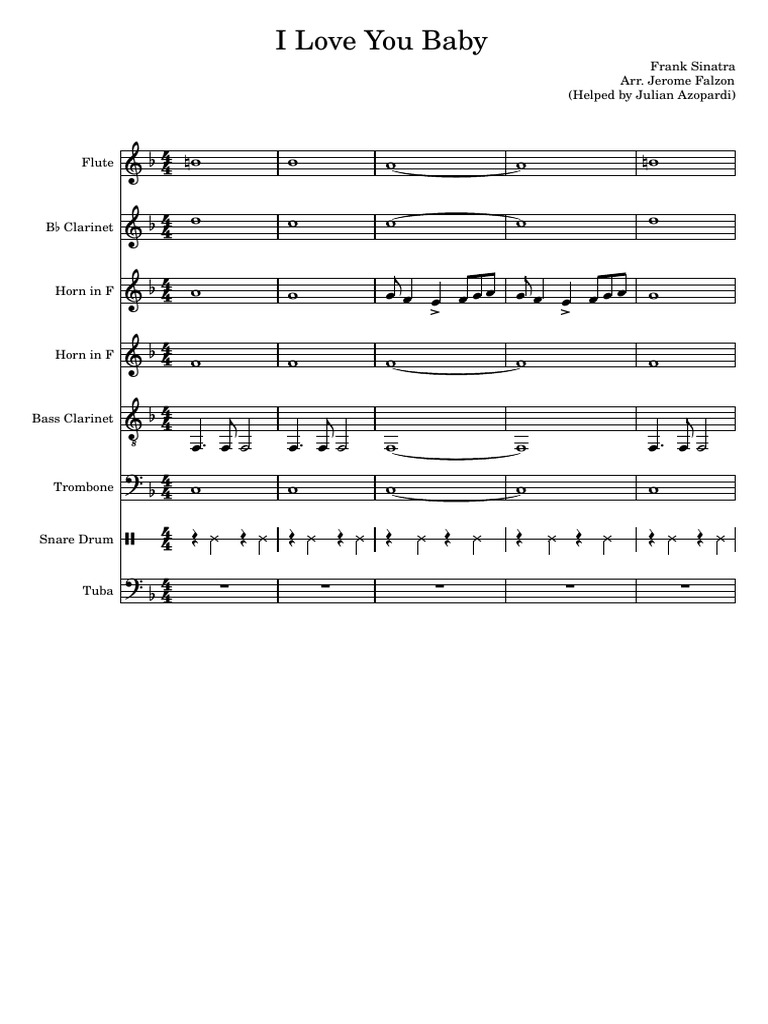 I - Love - You - Baby - Trombone | PDF | Brass Instruments | Musical ...