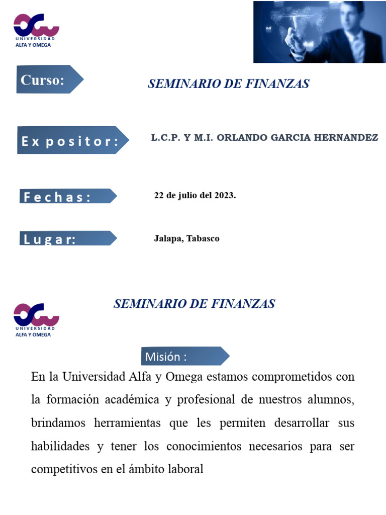Seminario de Finanzas | PDF | Presupuesto | Planificación