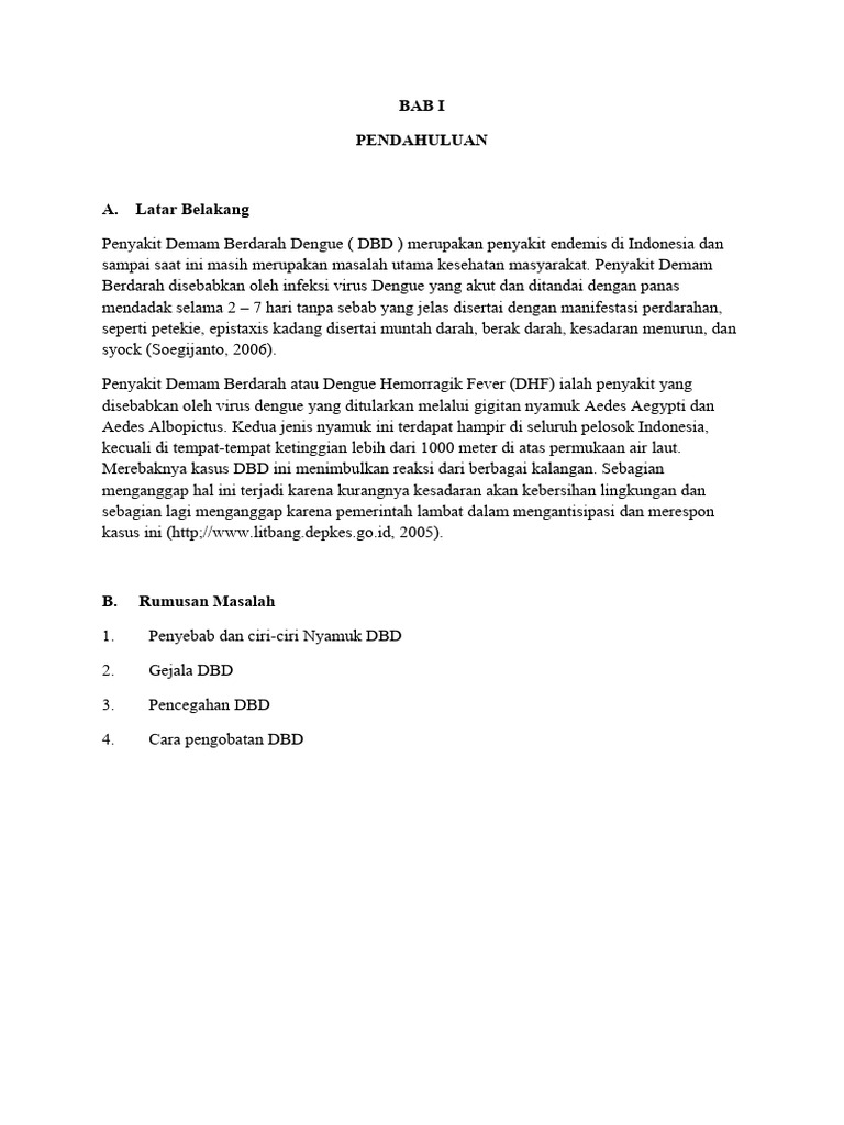 Makalah DBD | PDF