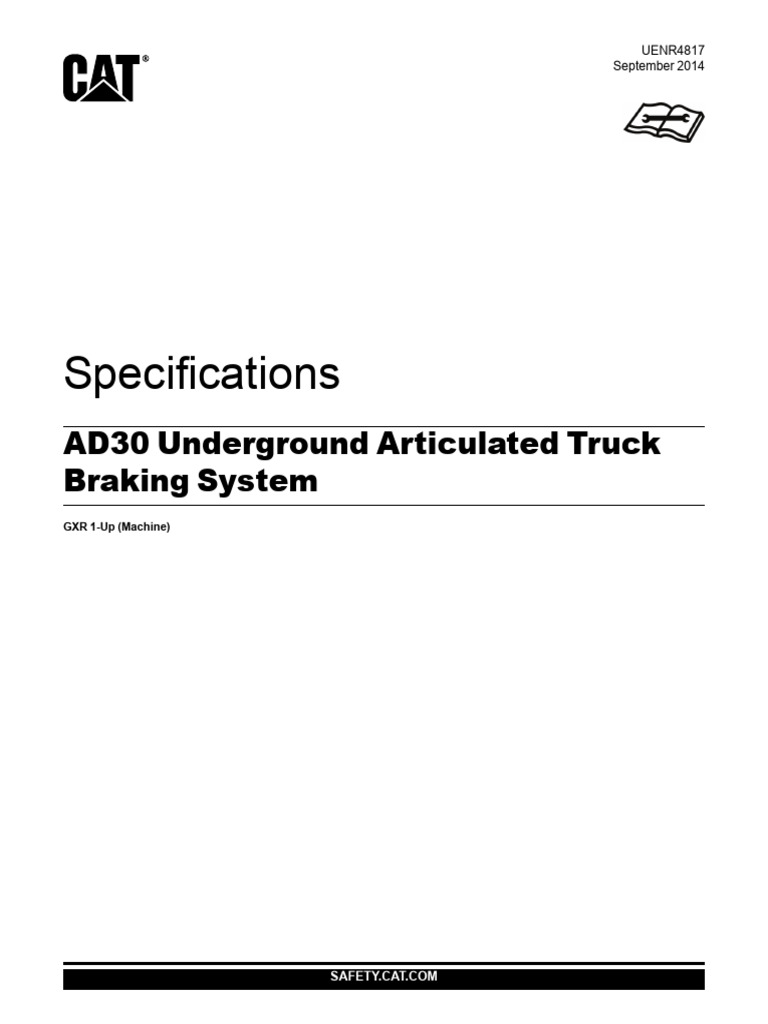AD30 Brakes Specs | PDF | Valve | Pressure