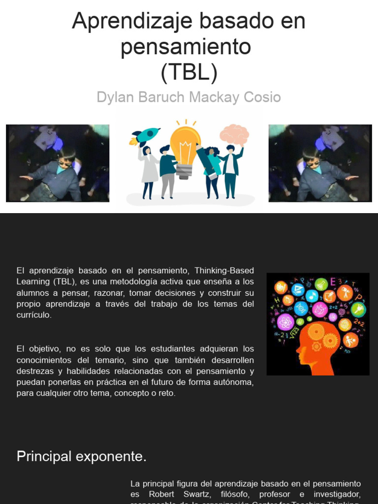 Aprendizaje Basado en Pensamiento (TBL) | PDF | Aprendizaje | Evaluación