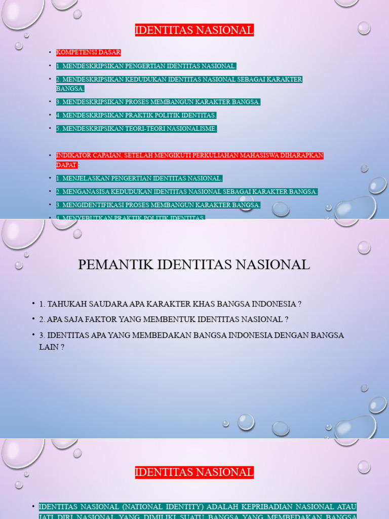 PKN Bab 2 Identitas Nasional 2023 | PDF | Politik | Agama & Spiritualitas