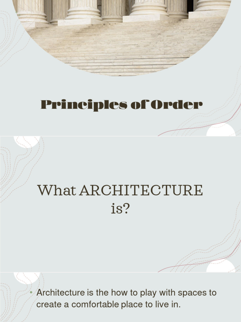 Lecture 5 - Principles of Order | PDF