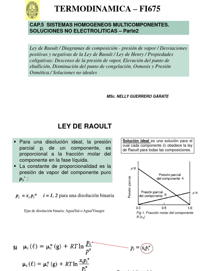 14. Sist Homog Multicom. - SOLUC NO ELECTROLI Parte 2 | PDF ...