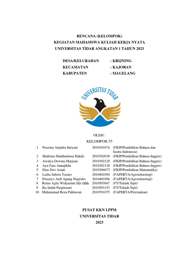 Proposal Proker Kelompok 55 | PDF