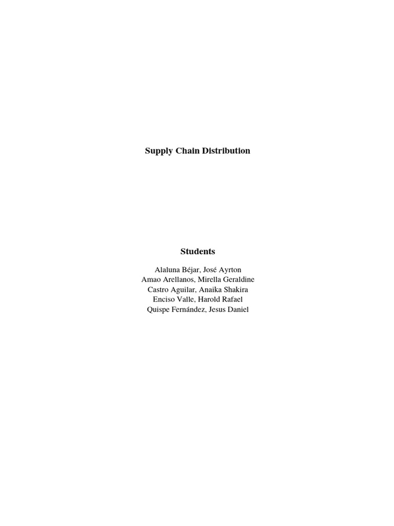 SCM Final Project Proposal | Descargar gratis PDF | Gestión de la ... SCM Final Project Proposal | Descargar gratis PDF | Gestión de la ...