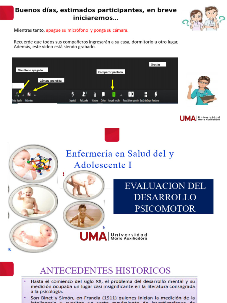 Evaluacion Del Desarrollo Psicomotor | PDF | Evaluación | Cognición