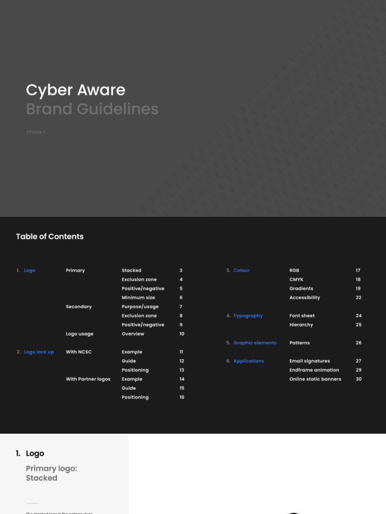 Cyber Aware Brand Guidelines | PDF