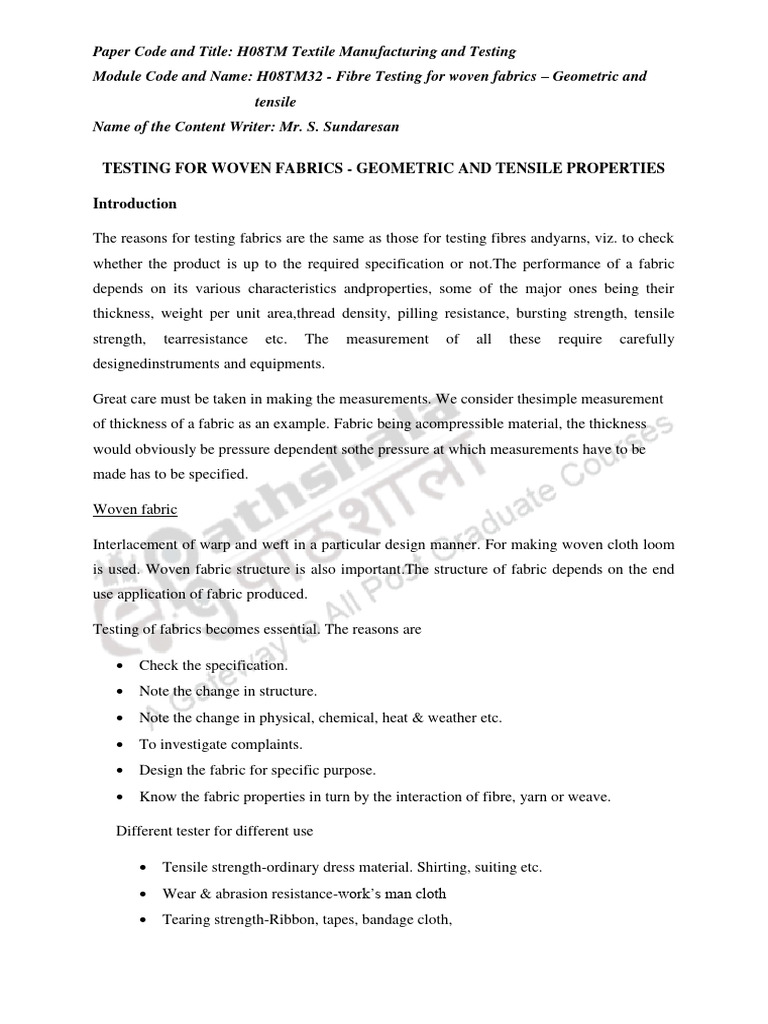 1541394762H08TM32 Qi | PDF | Textiles | Yarn