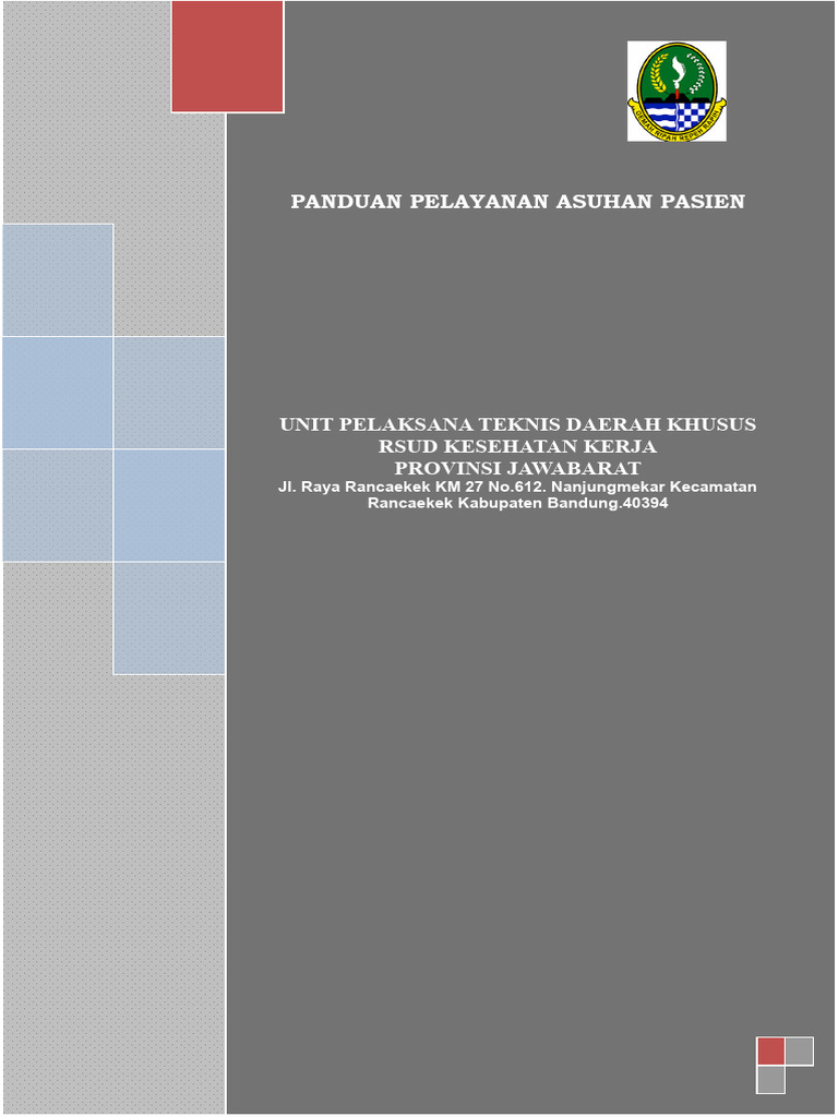 Cover Dan Kata Pengantar Pelayanan Asuhan Pasien | PDF