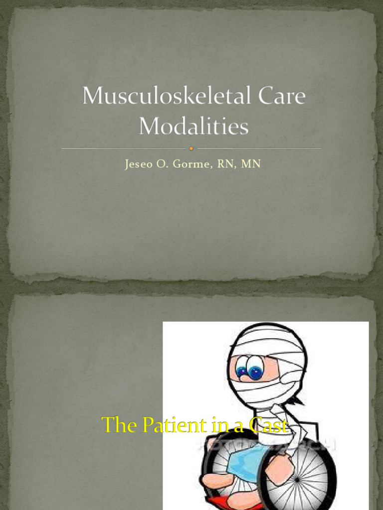 Musculoskeletal Care Modalities | PDF | Elbow | Knee