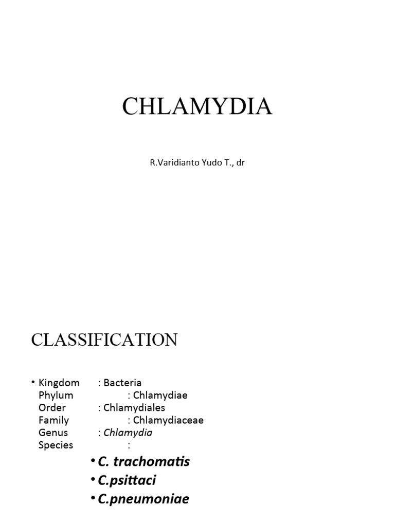 Chlamydia | PDF | Clinical Medicine | Health Sciences