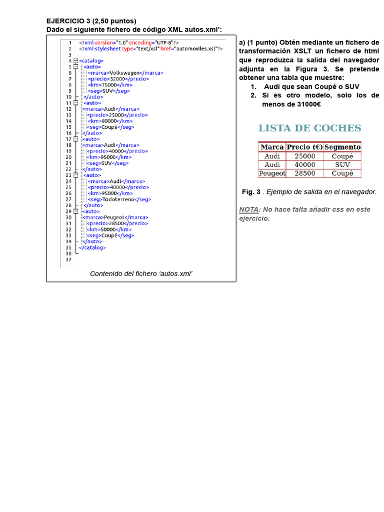 Ejercicios de Repaso XML Y JSON 1 | PDF | X camino | Xml