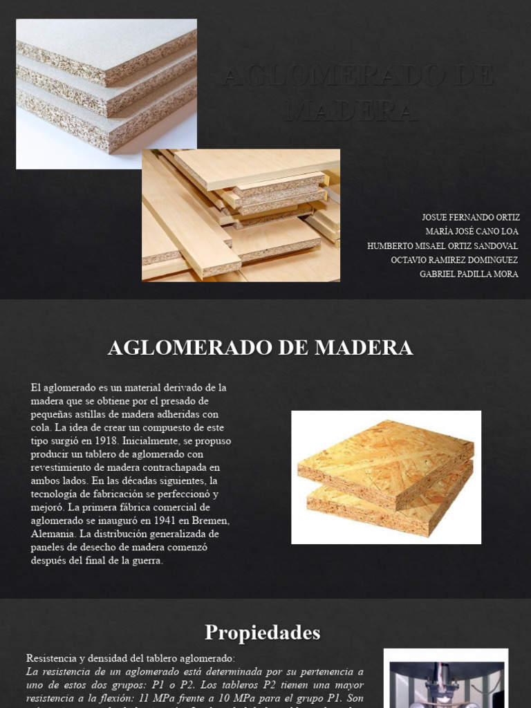 Aglomerado de Madera | PDF | Madera | Revestimiento