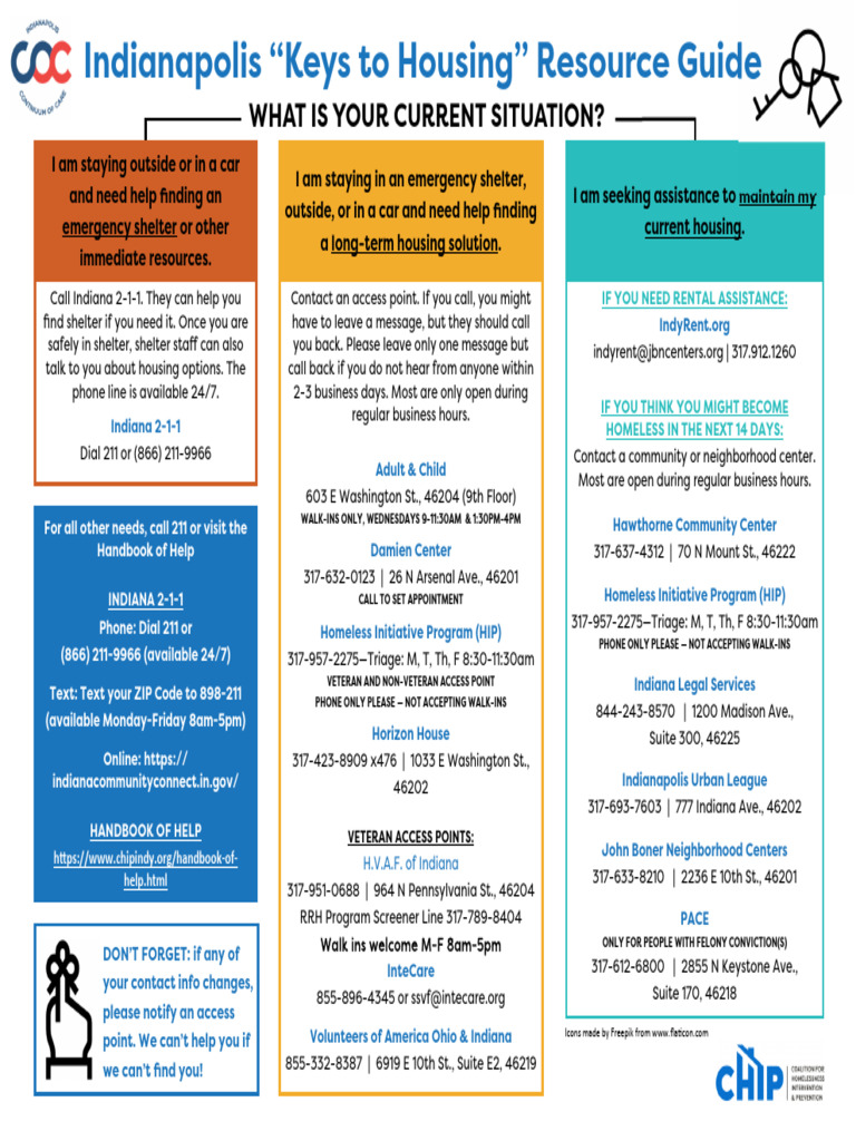 Keys To Housing Flyer - 8.4.23 | PDF | Housing | Homelessness