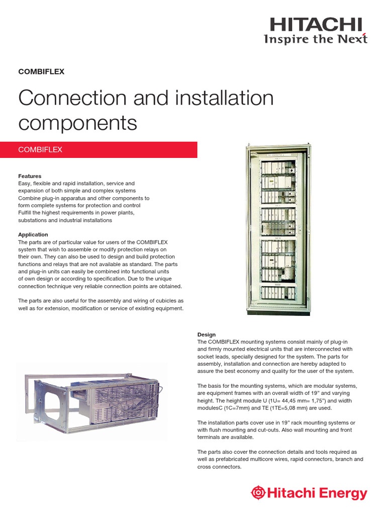 1MRK513003-BEN - en - G - Connection and Installation Components ...