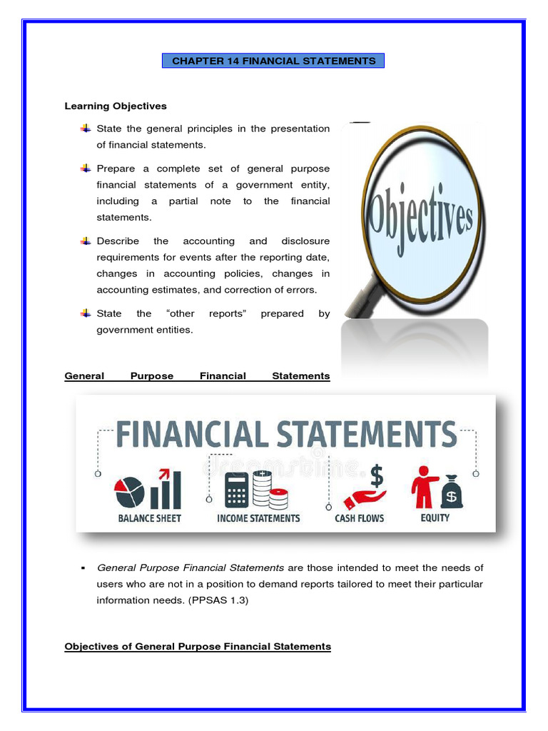 General Purpose Financial Statements Overview | PDF | Financial ...