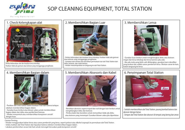 SOP Cleaning Equipment TS | PDF