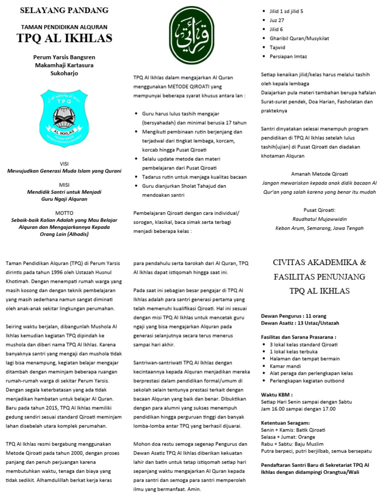 Selayang Pandang | PDF