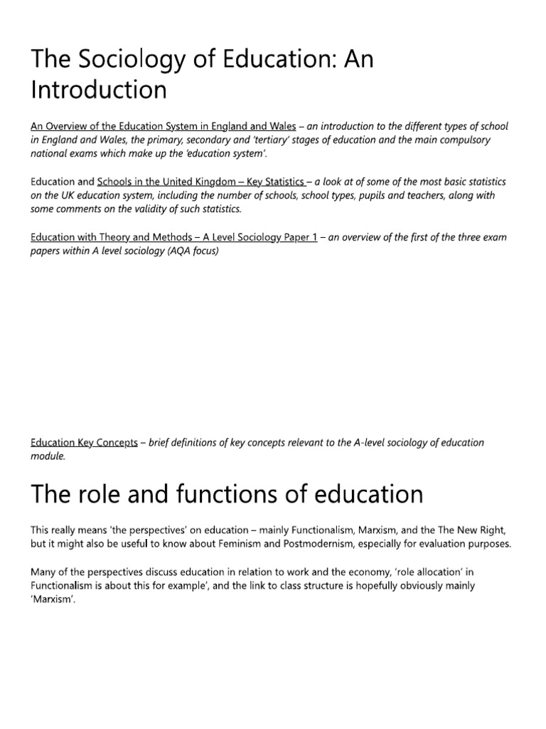 Sociology Notes | PDF