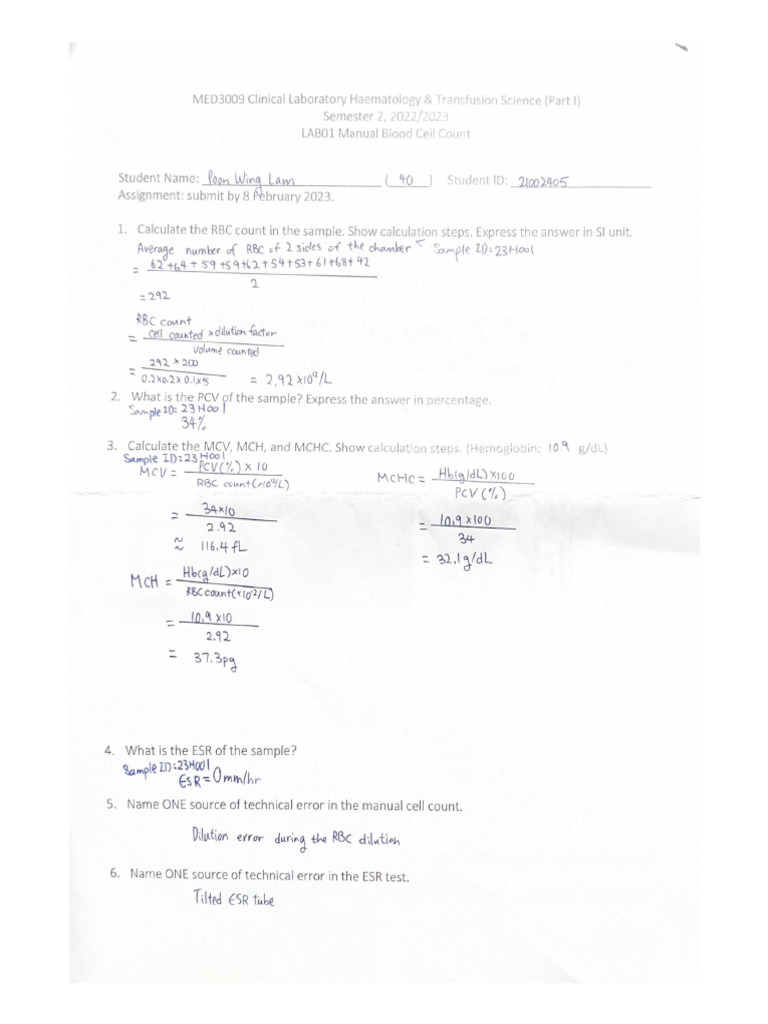 21002405_Poon Wing Lam_MED3009 Lab01 | PDF